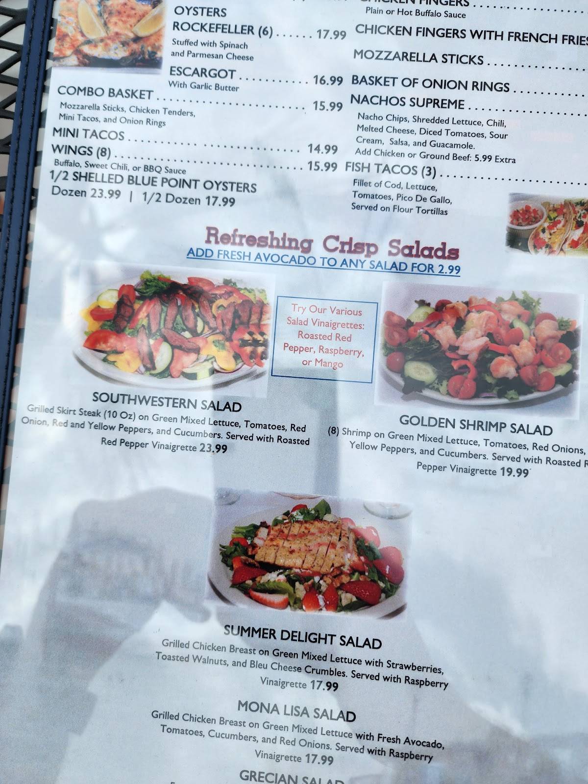 Menu at Dockers Restaurant, Fox Lake, Fox Lake