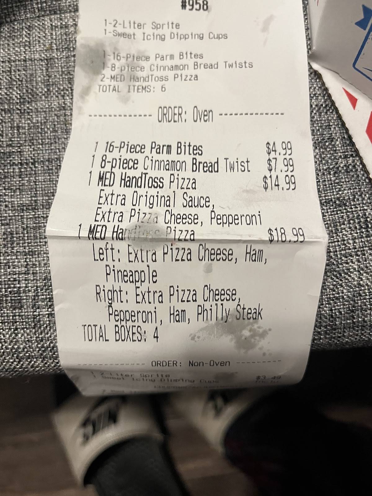Domino S Pizza Dallas Menu