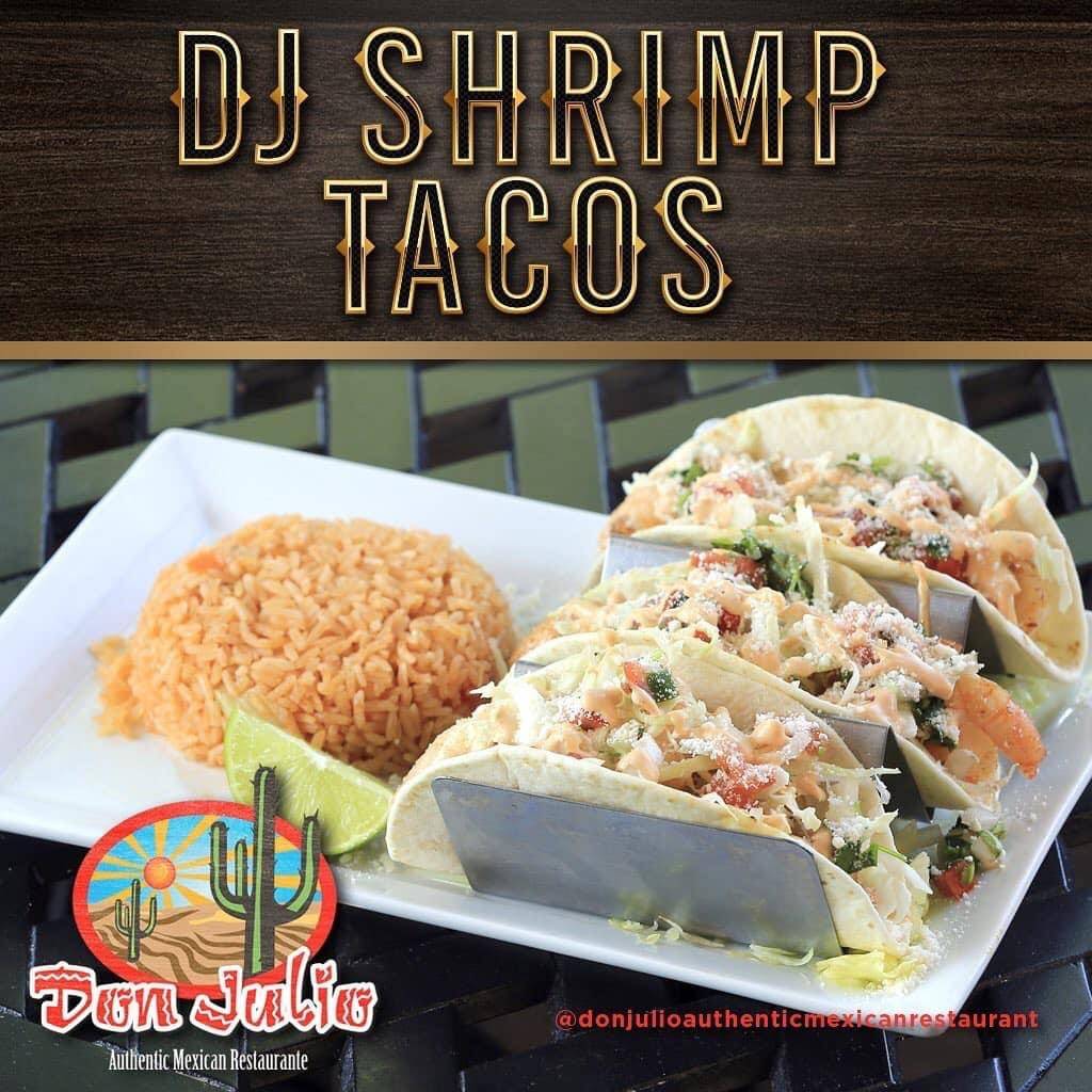 Menu at Don Julio Authentic Mexican Restaurant, North Branch