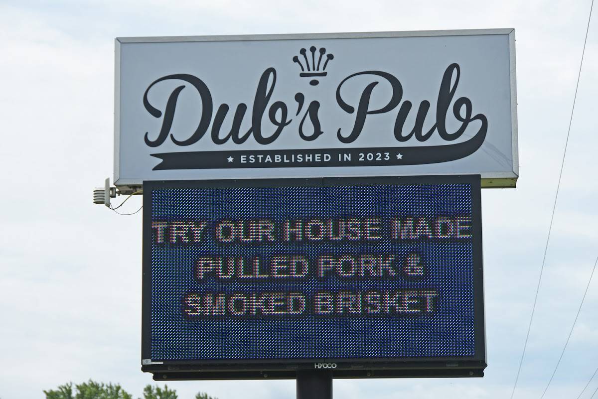 Menu at Dub's Pub And Catering, Sparta