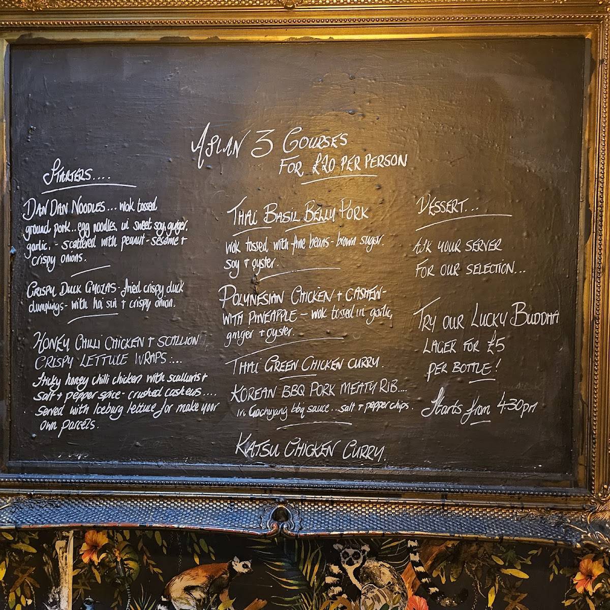 Menu at The Pub and Kitchen, Durham, Durham