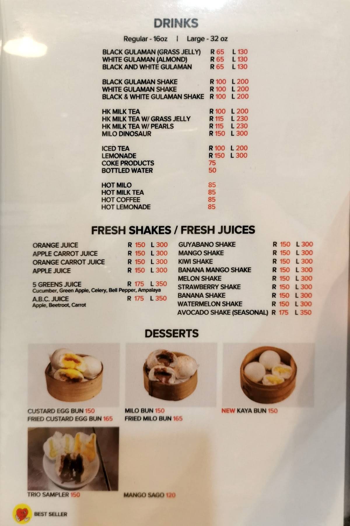 Menu at Eat Fresh Pasig - C. Raymundo restaurant, Pasig