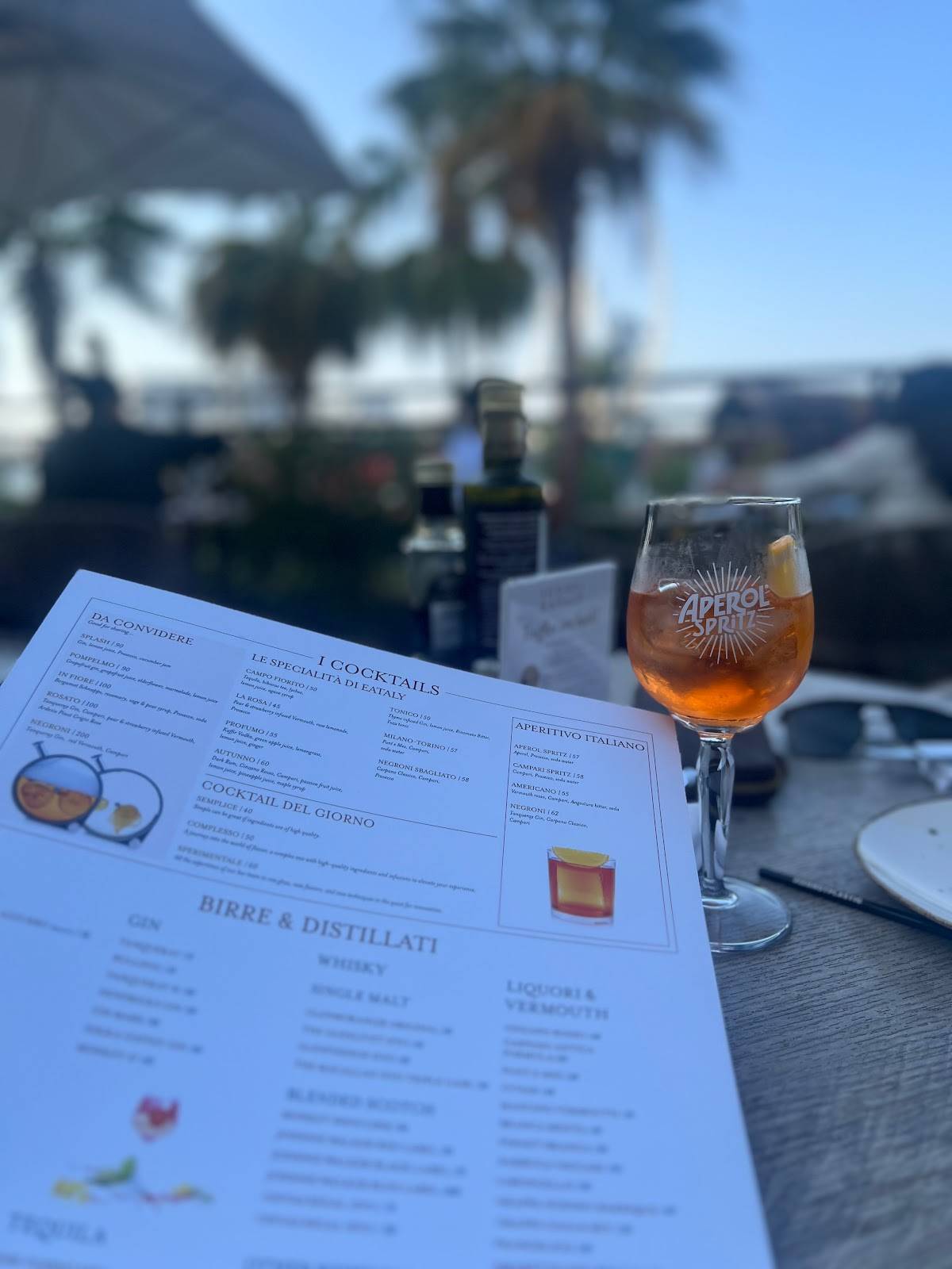 Carta del restaurante Eataly at The Beach Dubai, Dubai