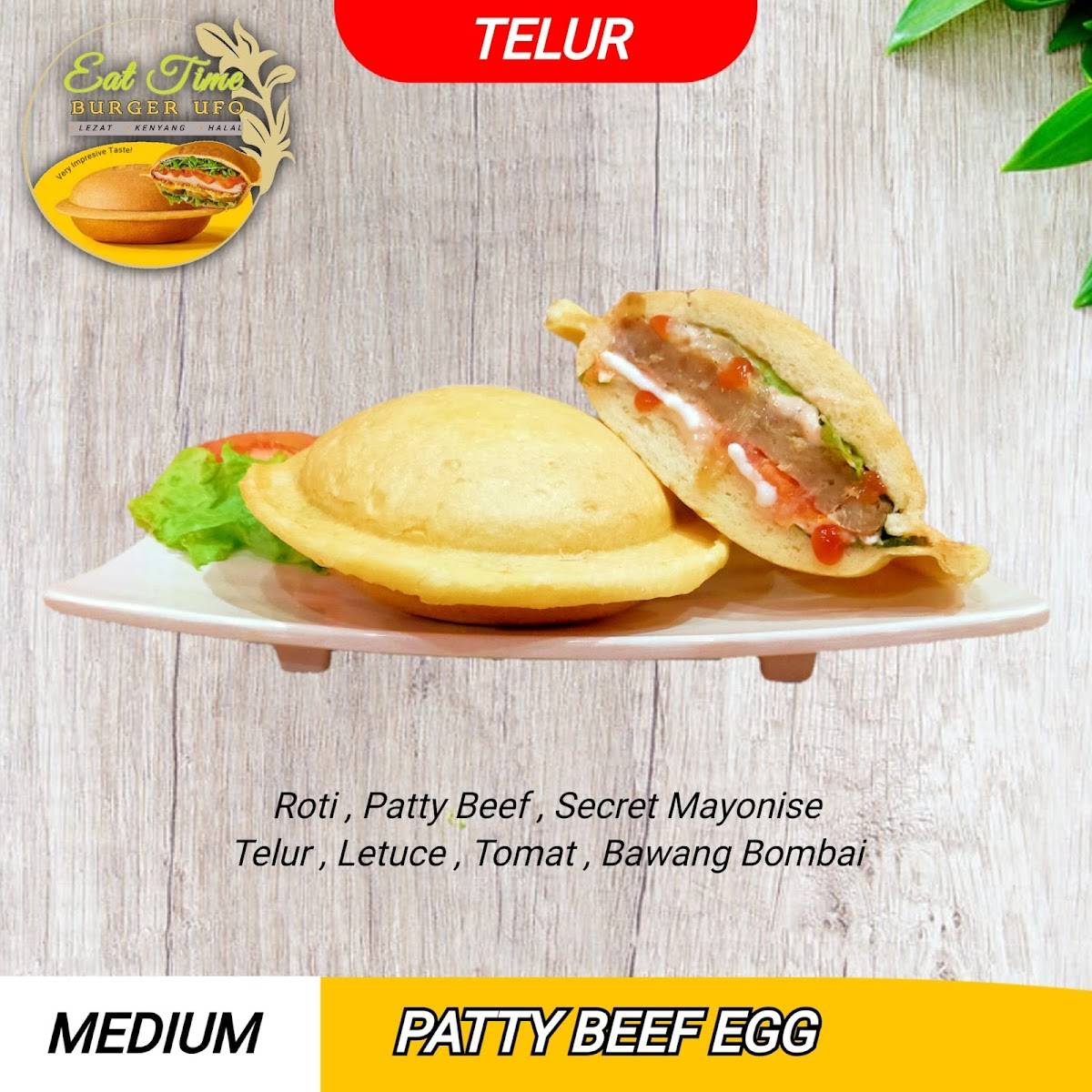 Menu at Eattime Burger UFO & Kebab restaurant, North Jakarta