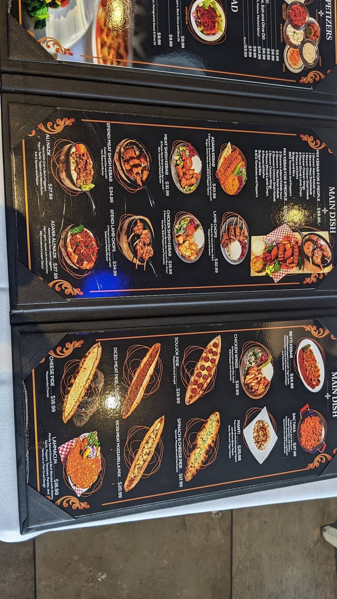 Menu at Efendi Restaurant (RUTHERFORD LOCATION), Vaughan