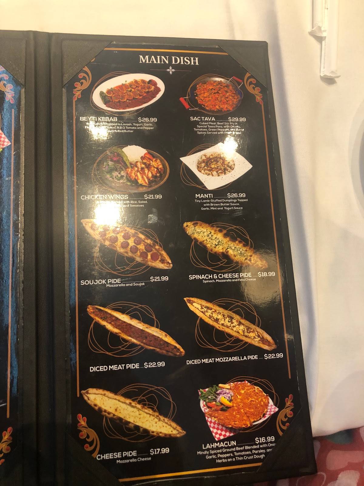 Menu at Efendi Restaurant (RUTHERFORD LOCATION), Vaughan