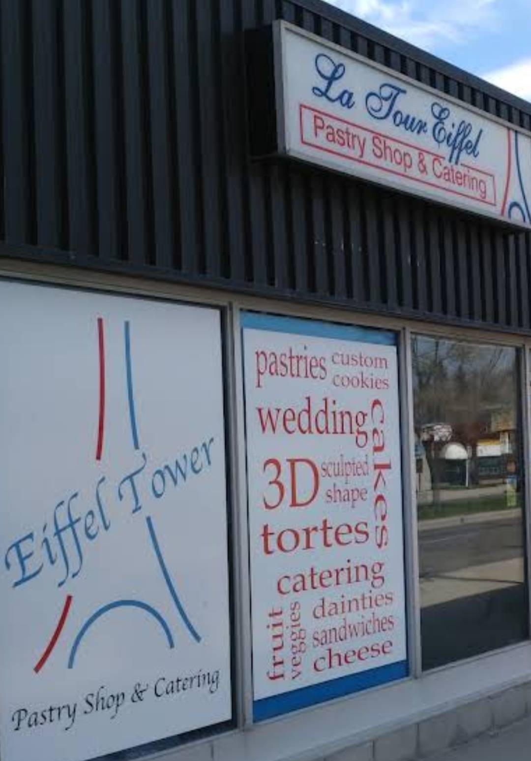 Carta de Eiffel Tower Pastry Shop & Catering, Winnipeg
