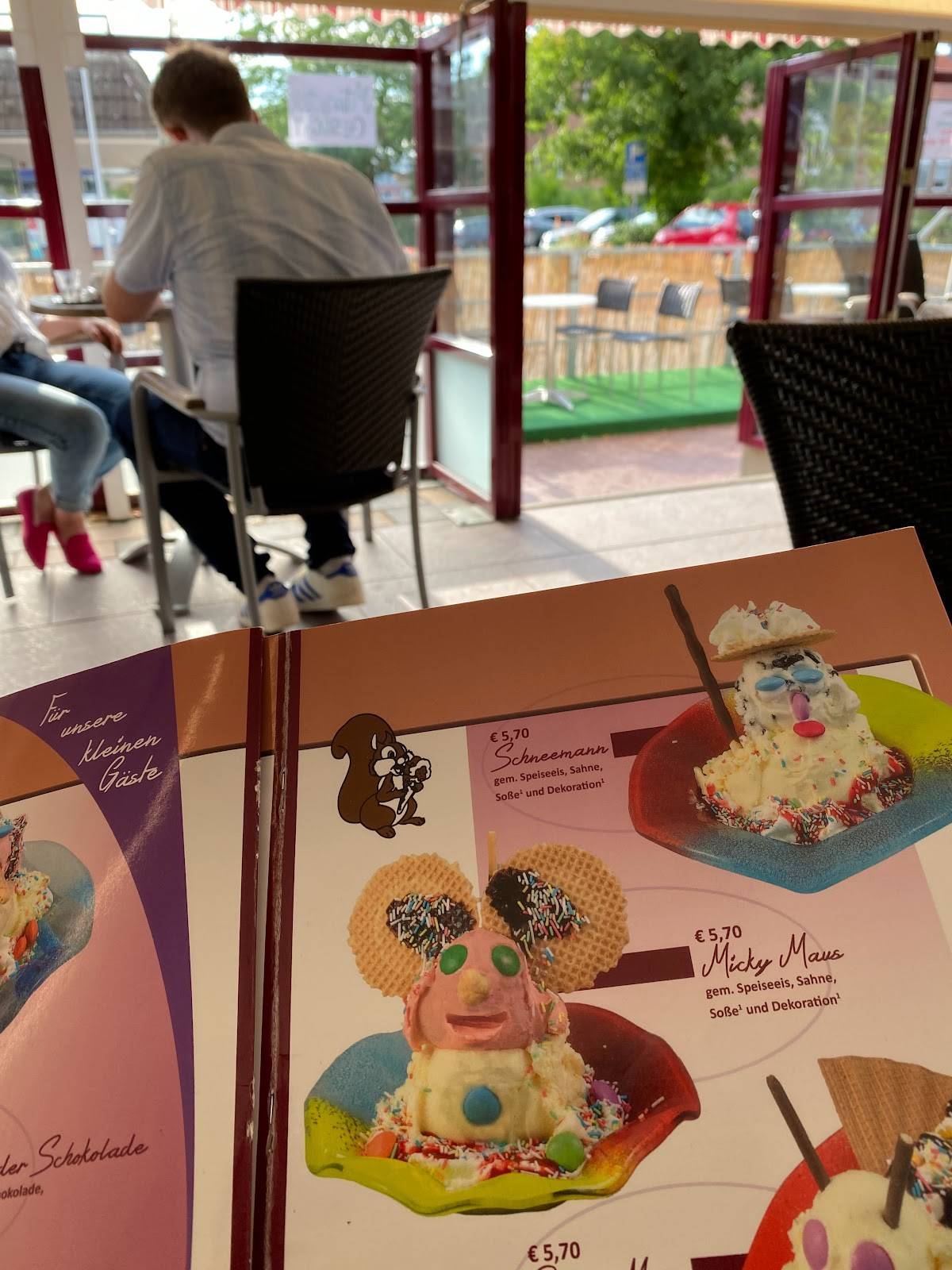 Speisekarte von Eiscafé Cortina cafe, Schneverdingen