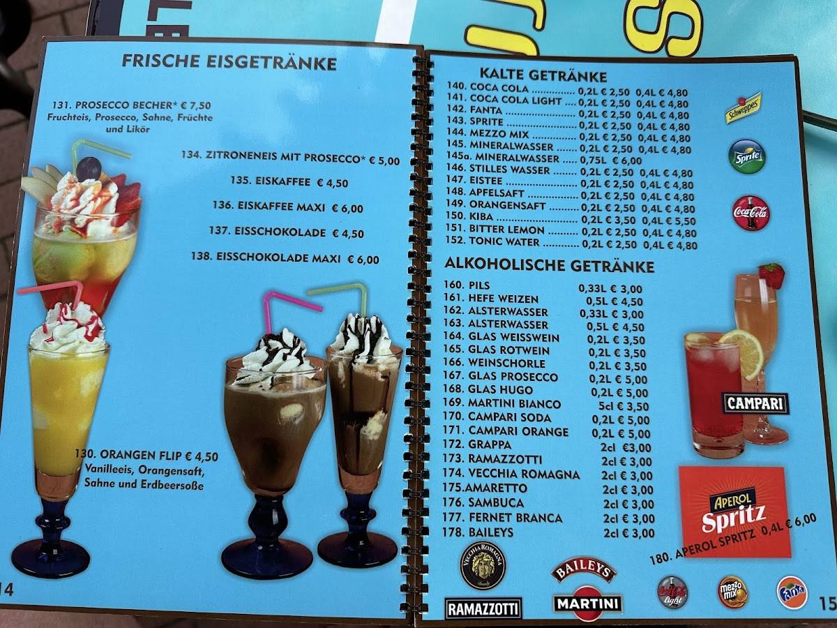 Speisekarte von Eiscafé Tormen cafe, Malente