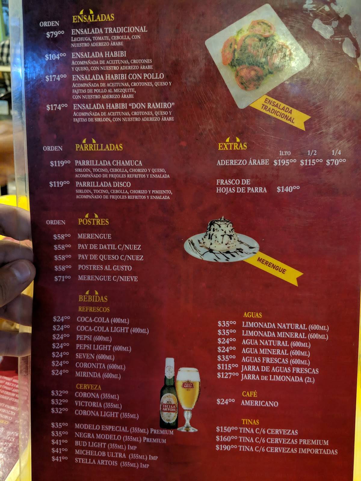 Carta del restaurante El Chamuco, Torreón, Blvrd Constitución & Doctor ...