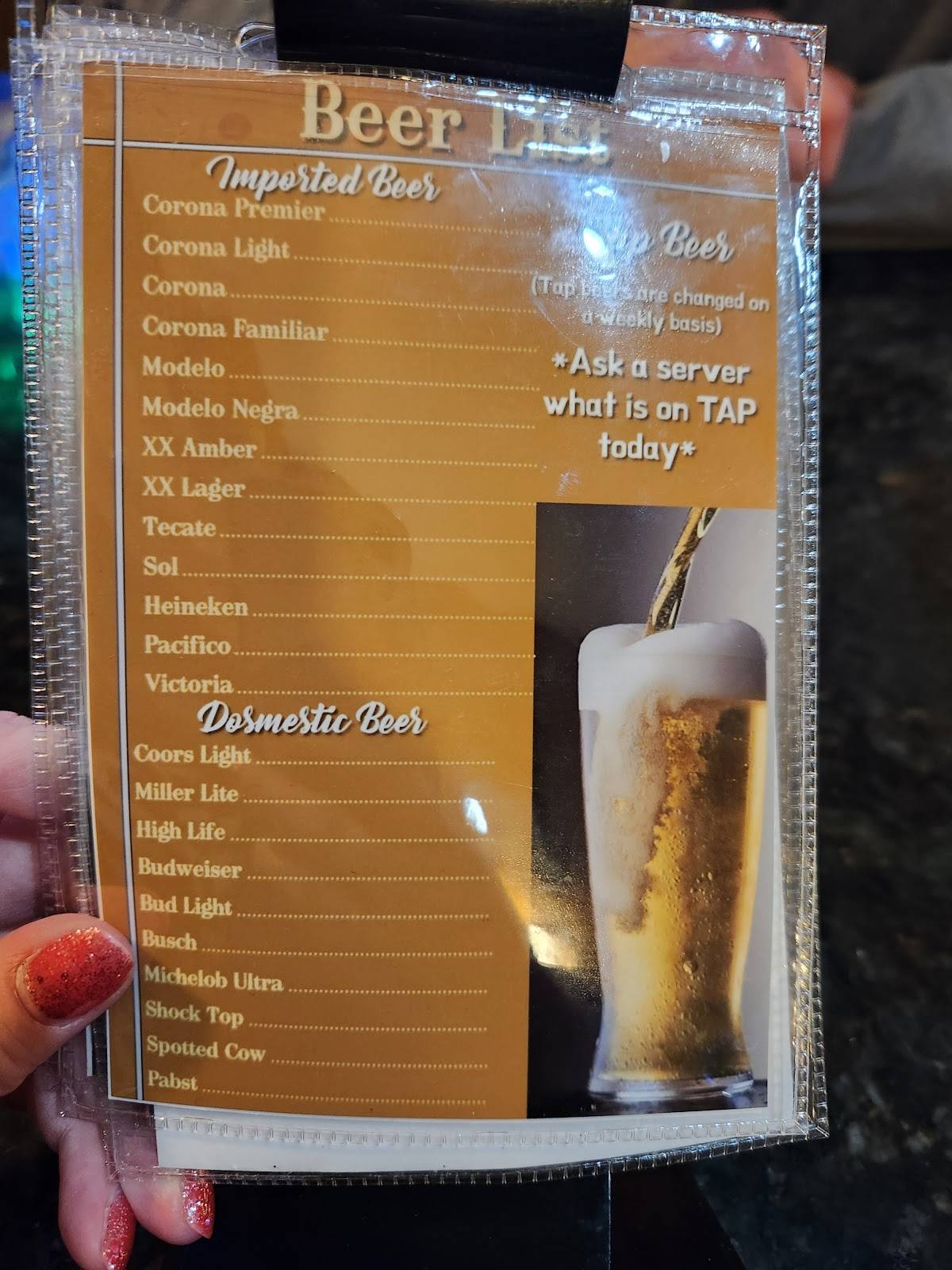 Menu at El Pig’s Butt Bar-B-Q, Kewaskum