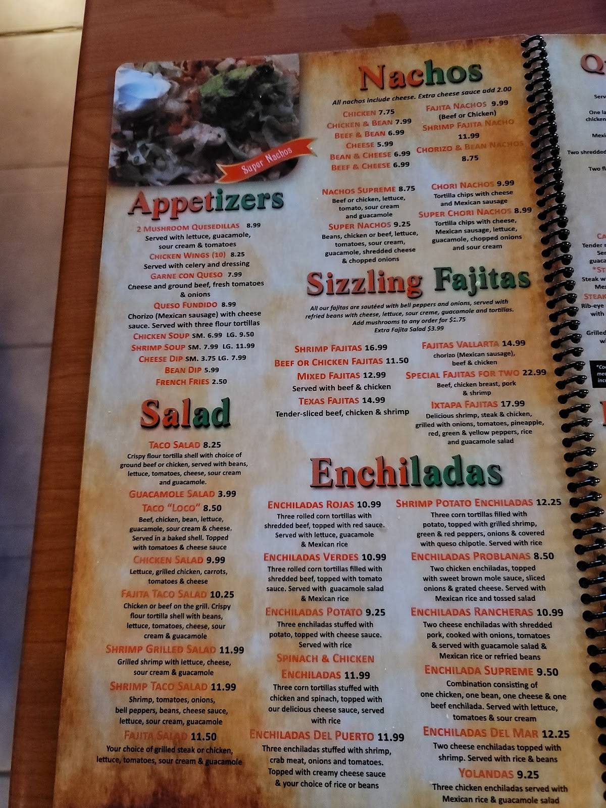 Menu at El Ranchero IV restaurant, Emporia