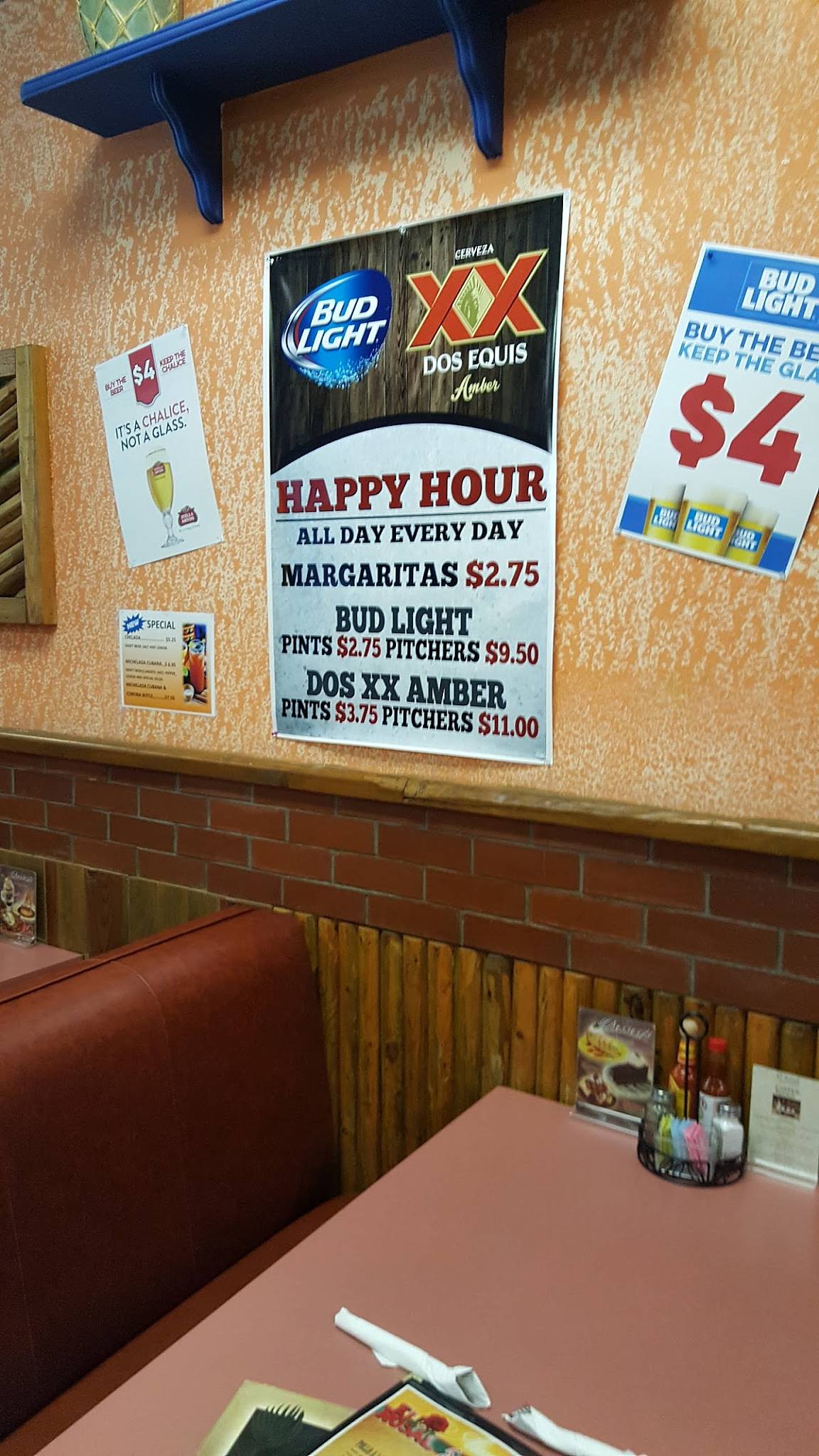 Menu at El Rosal restaurant, Modesto, Pelandale Ave #155
