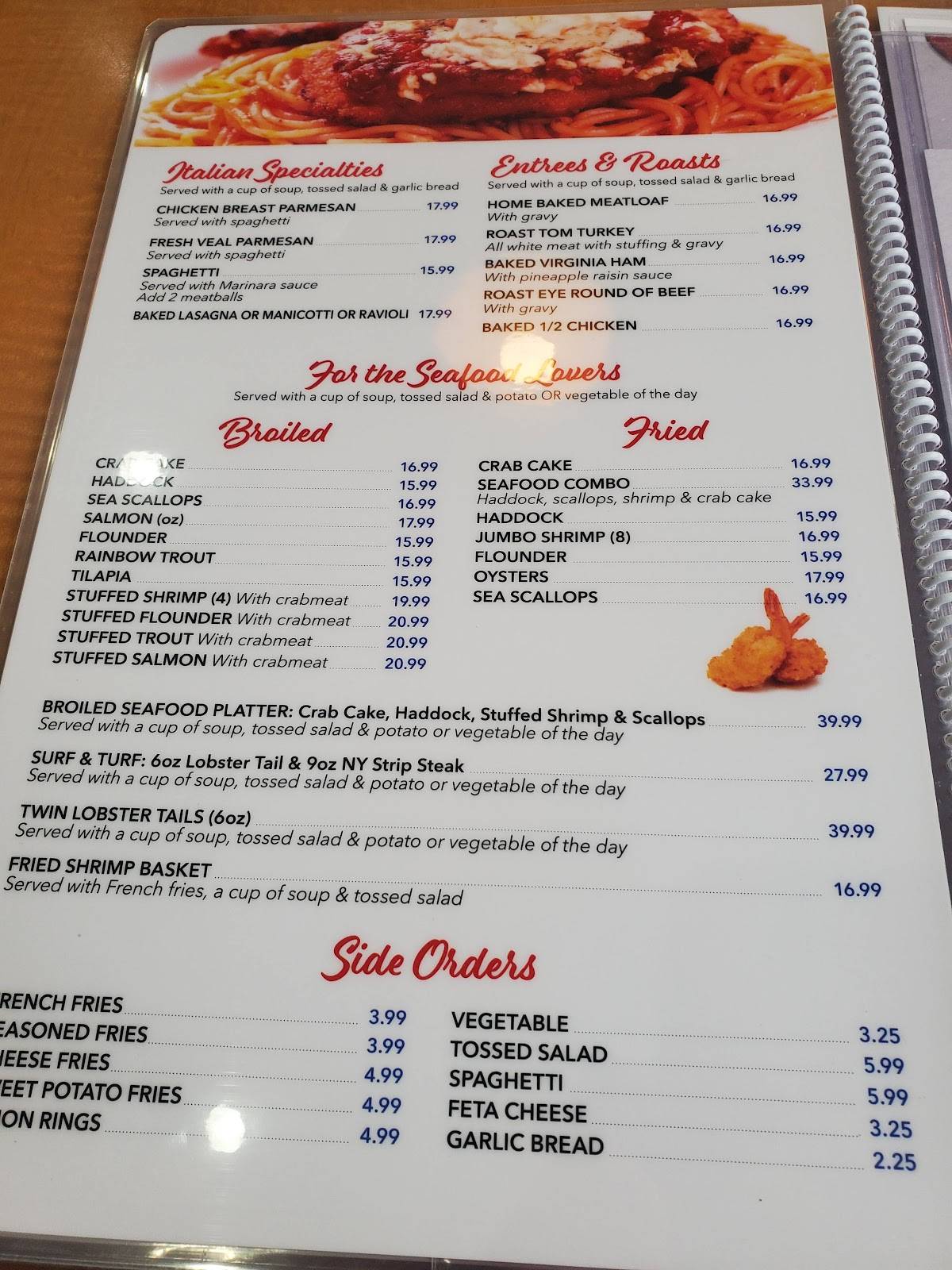 Menu at Empire Family Diner restaurant, Norristown