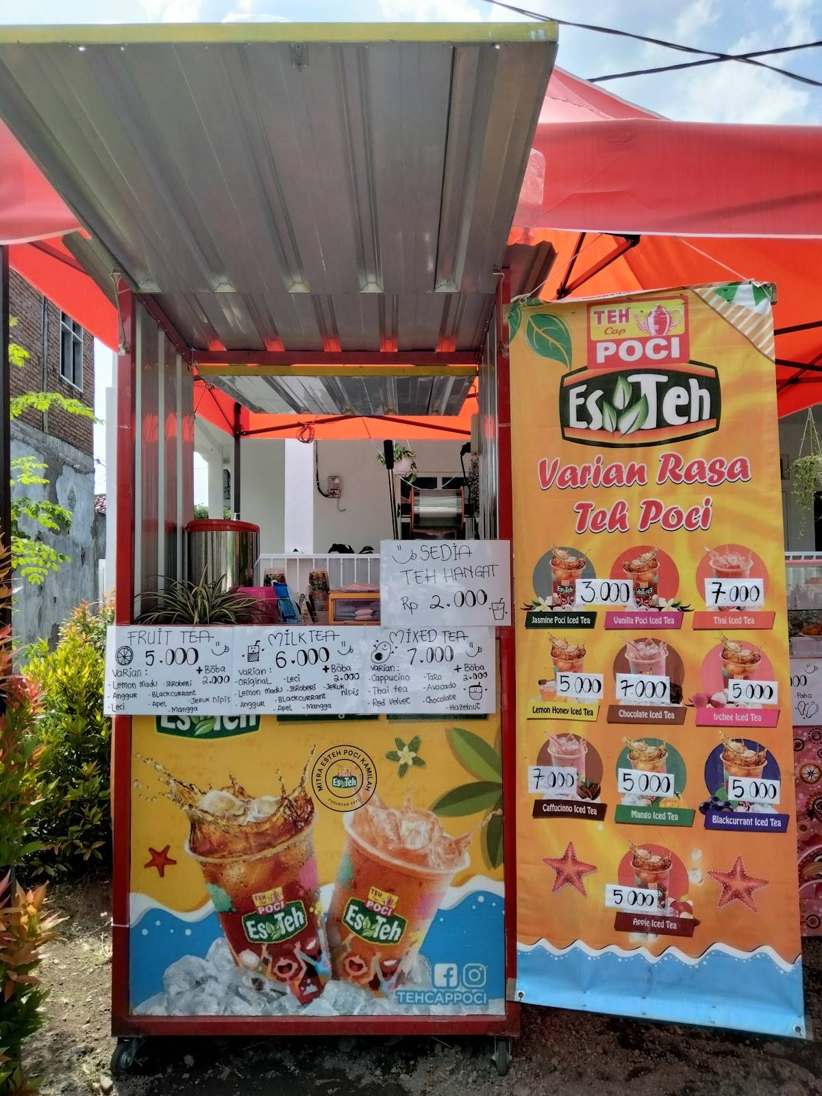 Carta del pub y bar Es Teh Poci Winongan, Bandaran