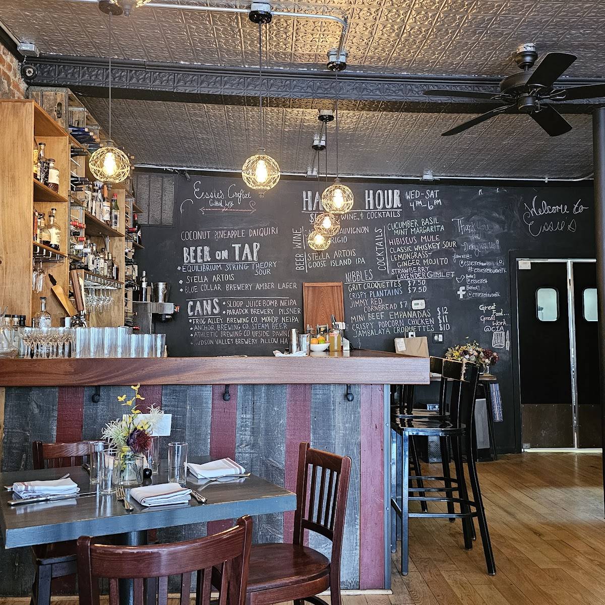 Menu at Essie's Restaurant, Poughkeepsie
