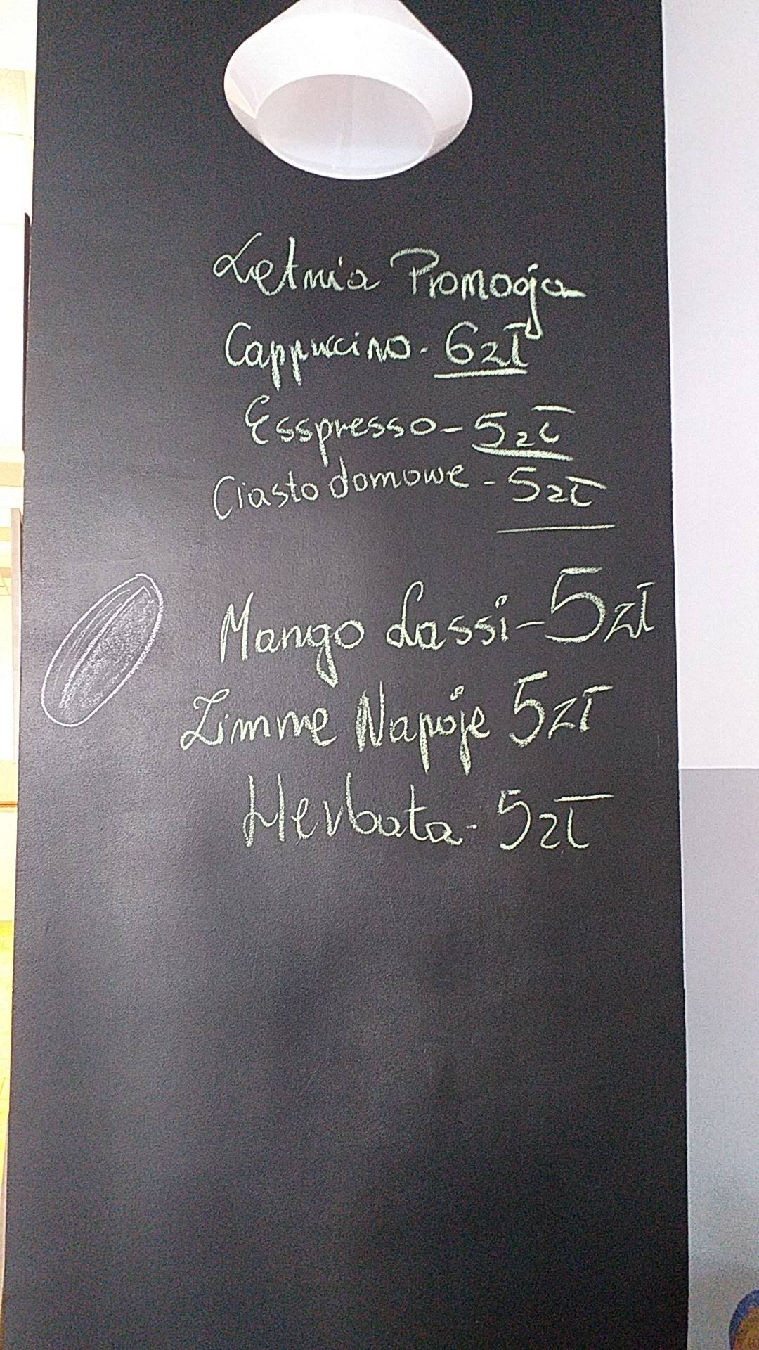 Carta de Everest Cafe, Varsovia