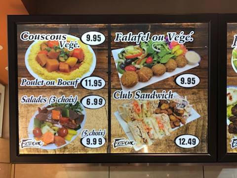 Menu au Extrême Shish Taouk restaurant, Saint-Jean-sur-Richelieu, 240 ...