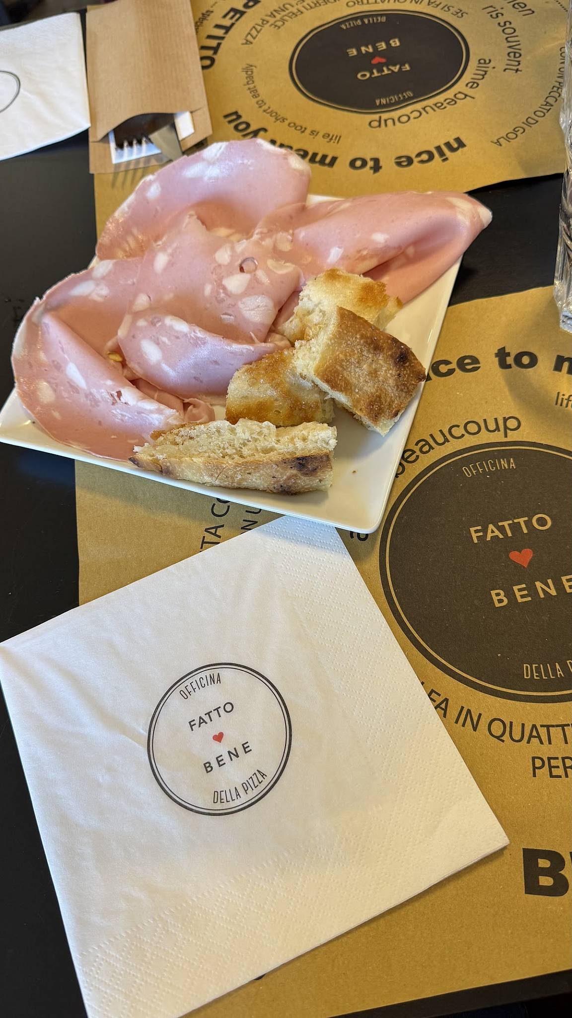 Menu au FATTO BENE - SAINT TROPEZ restaurant, Saint-Tropez