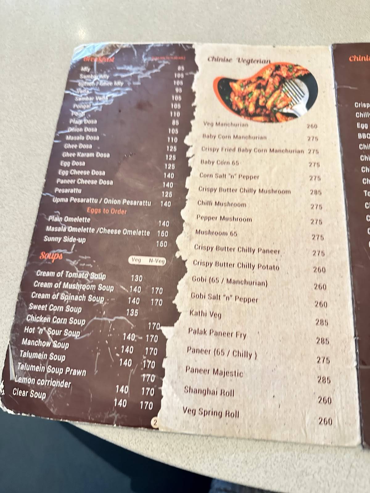 Menu at FOOD PYRAMID NH 16, Rajahmundry