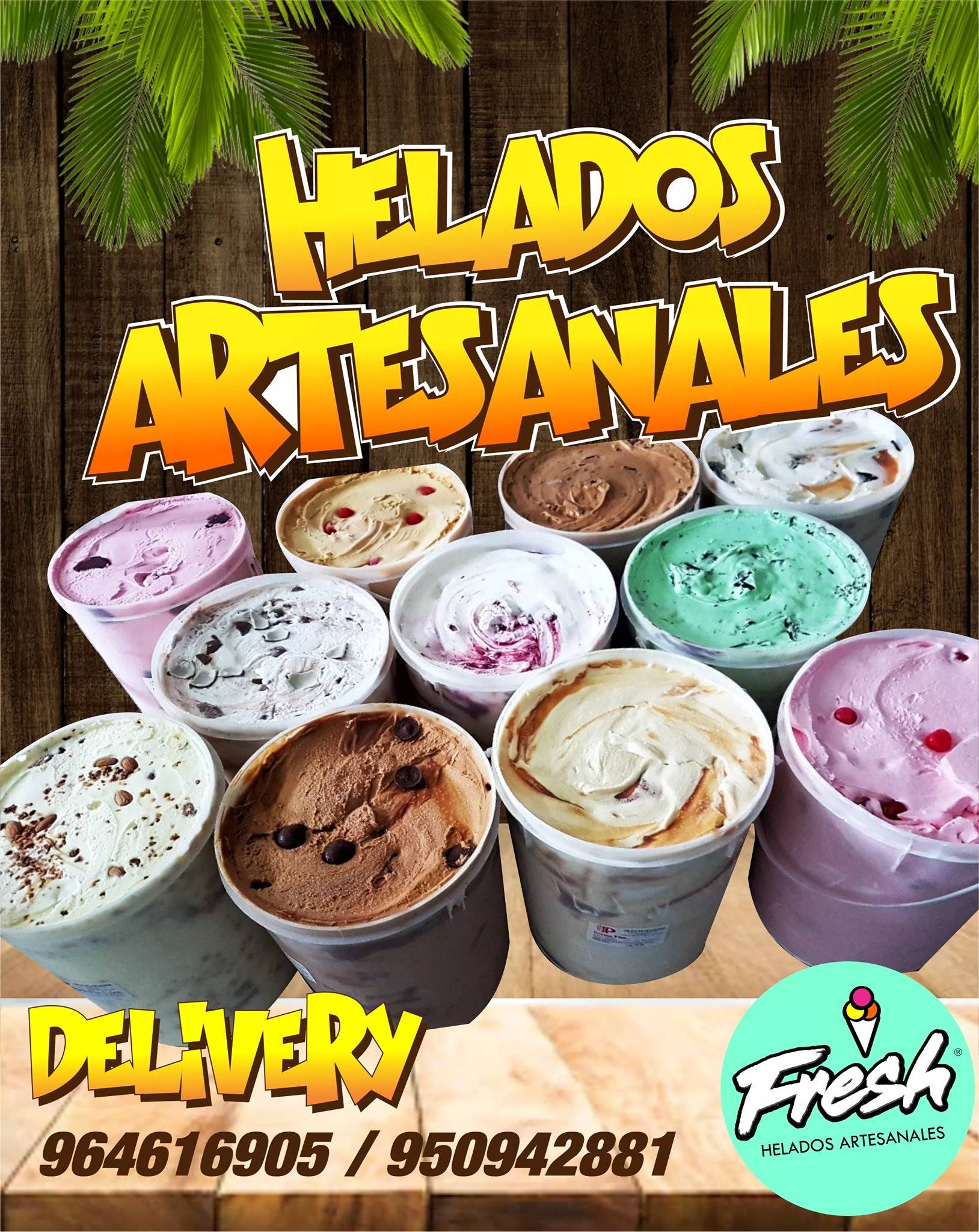 Carta de Fresh Helados Artesanales, Tarapoto