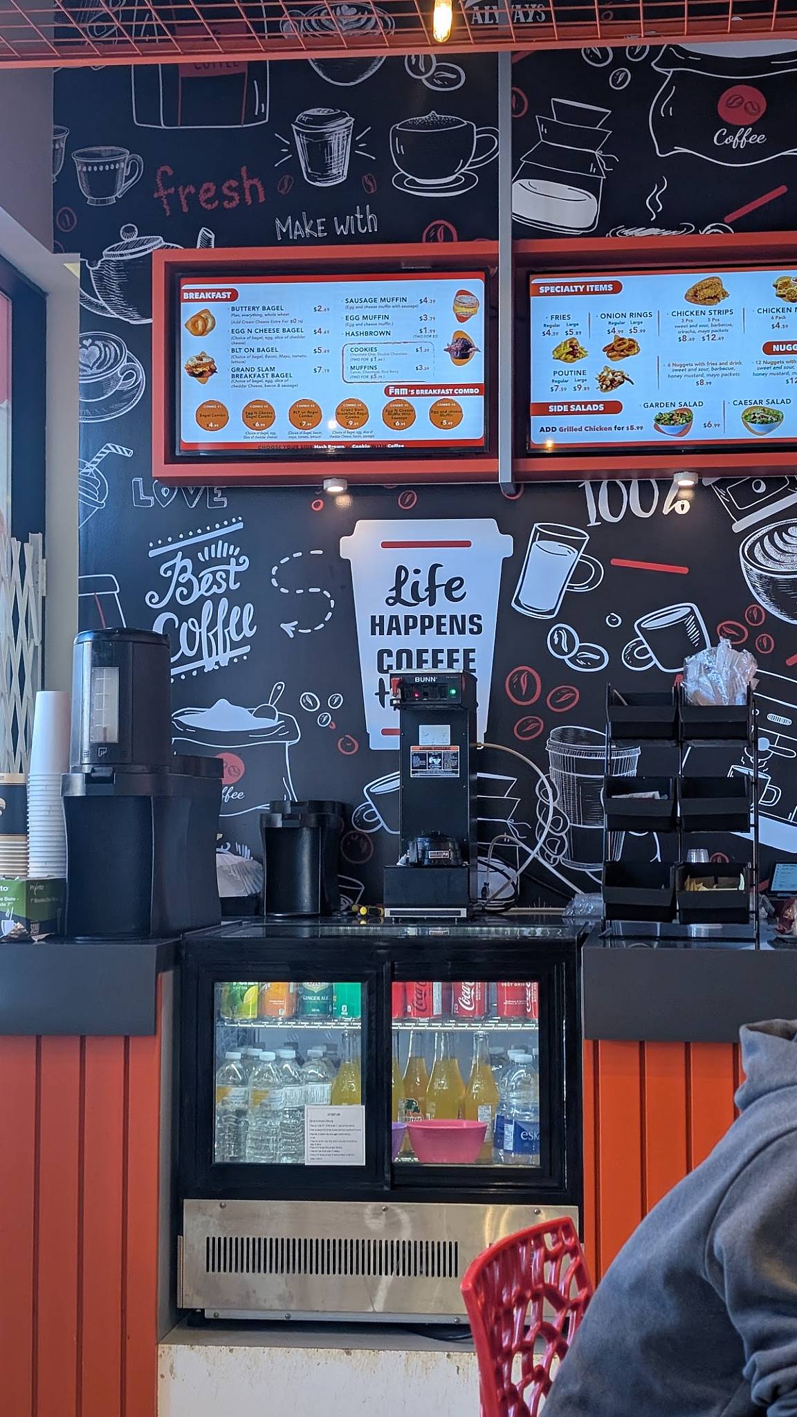 Menu at Fam Burger restaurant, Mansfield