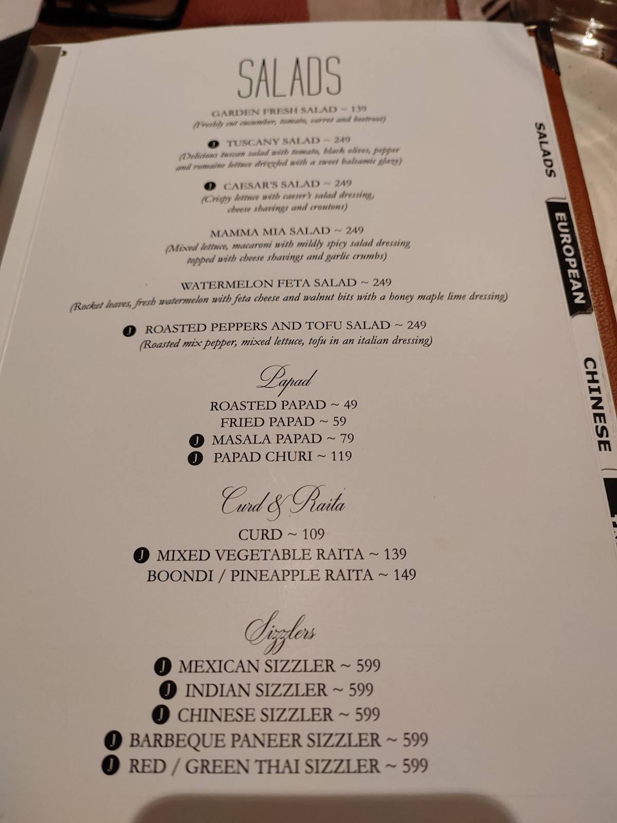 Menu at Family Tree Ghatkopar, Mumbai