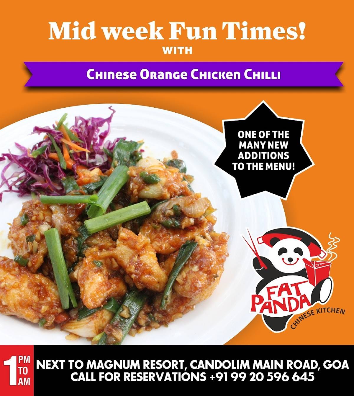 Menu at Fat Panda Kitchen, Candolim