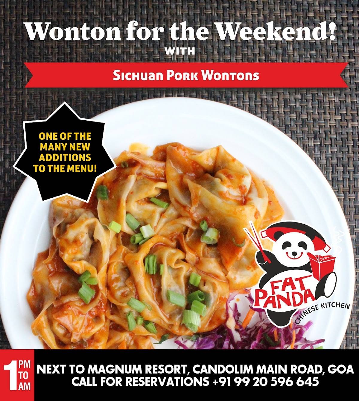 Menu at Fat Panda Kitchen, Candolim