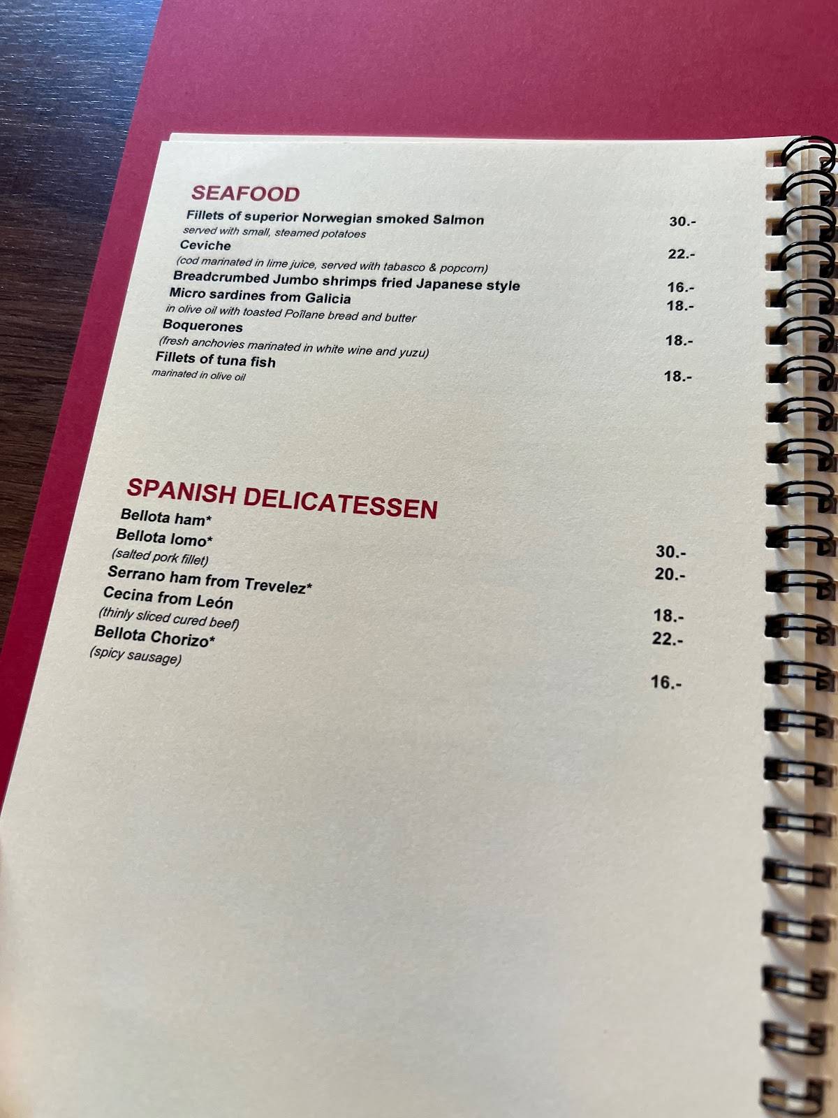 Menu da Ferdi, Ginevra