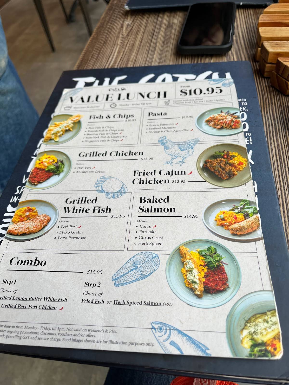 Menu at Fish & Co. AMK Hub restaurant, Singapore, 53 Ang Mo Kio Ave 3