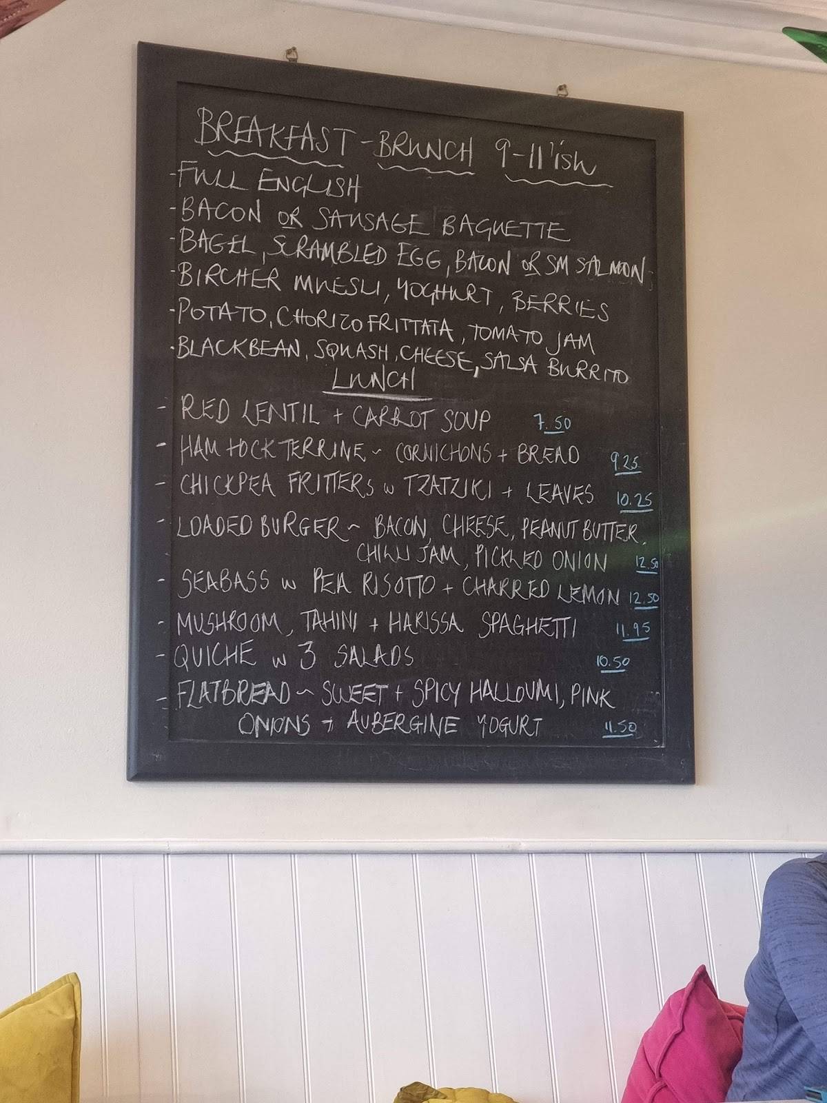 Menu at Five The Beach restaurant, Clevedon