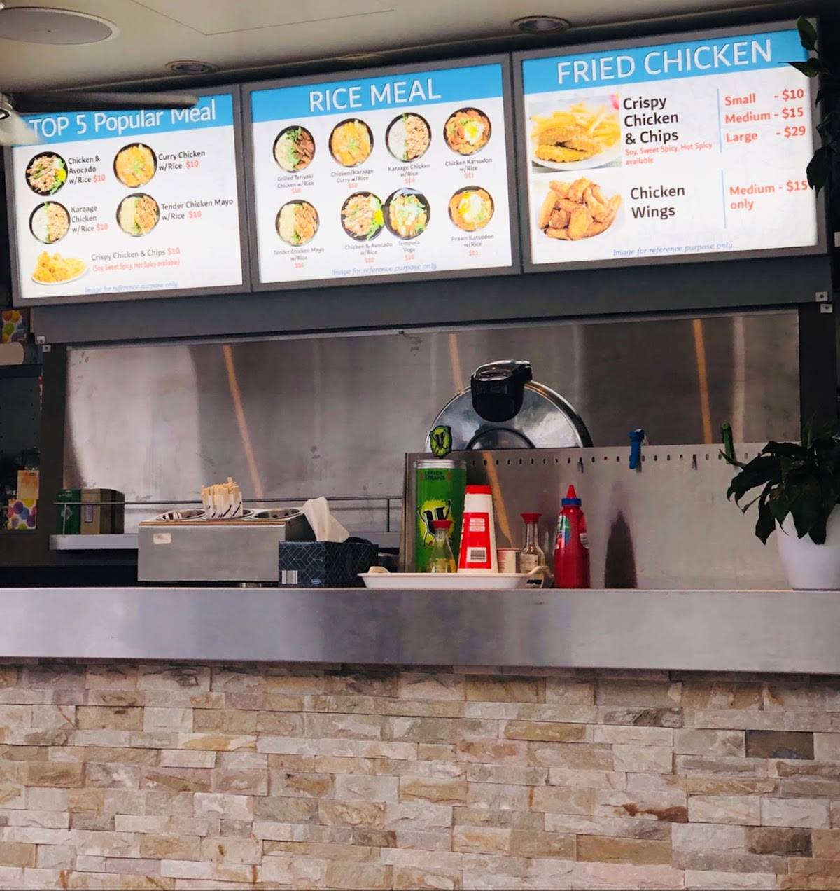Menu at Flying Chicken restaurant, Varsity Lakes