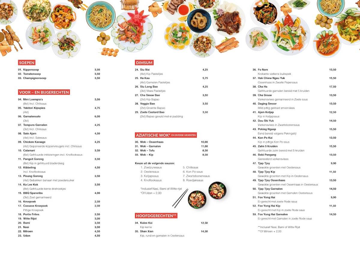 Speisekarte von FoodExplore, Utrecht