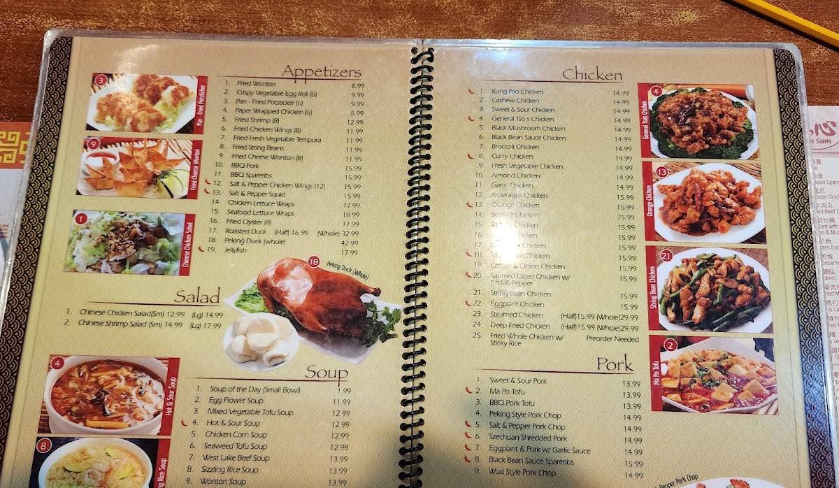 Menu at Four Seasons Chinese Restaurant, Clovis