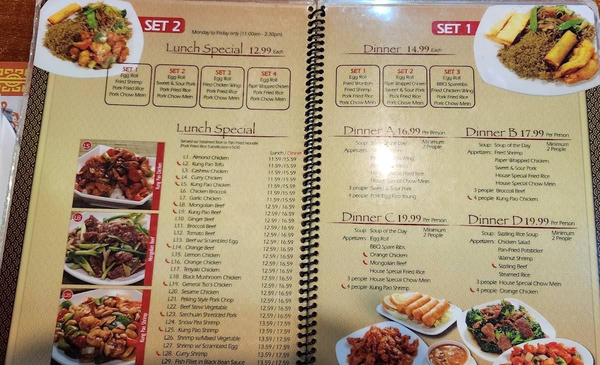 Menu at Four Seasons Chinese Restaurant, Clovis