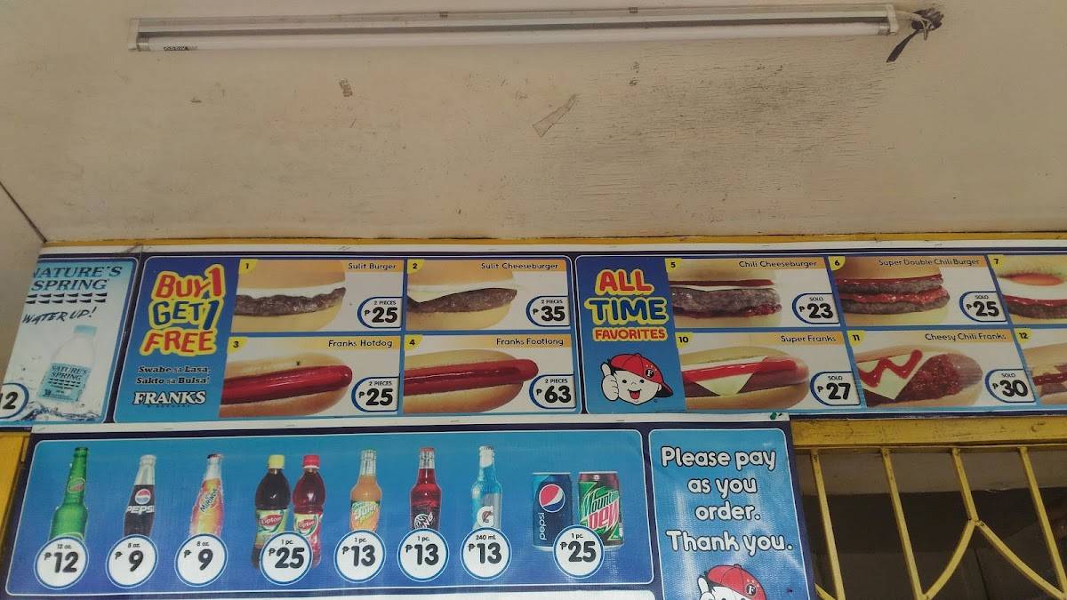 Menu at Franks N Burgers, Santa Barbara