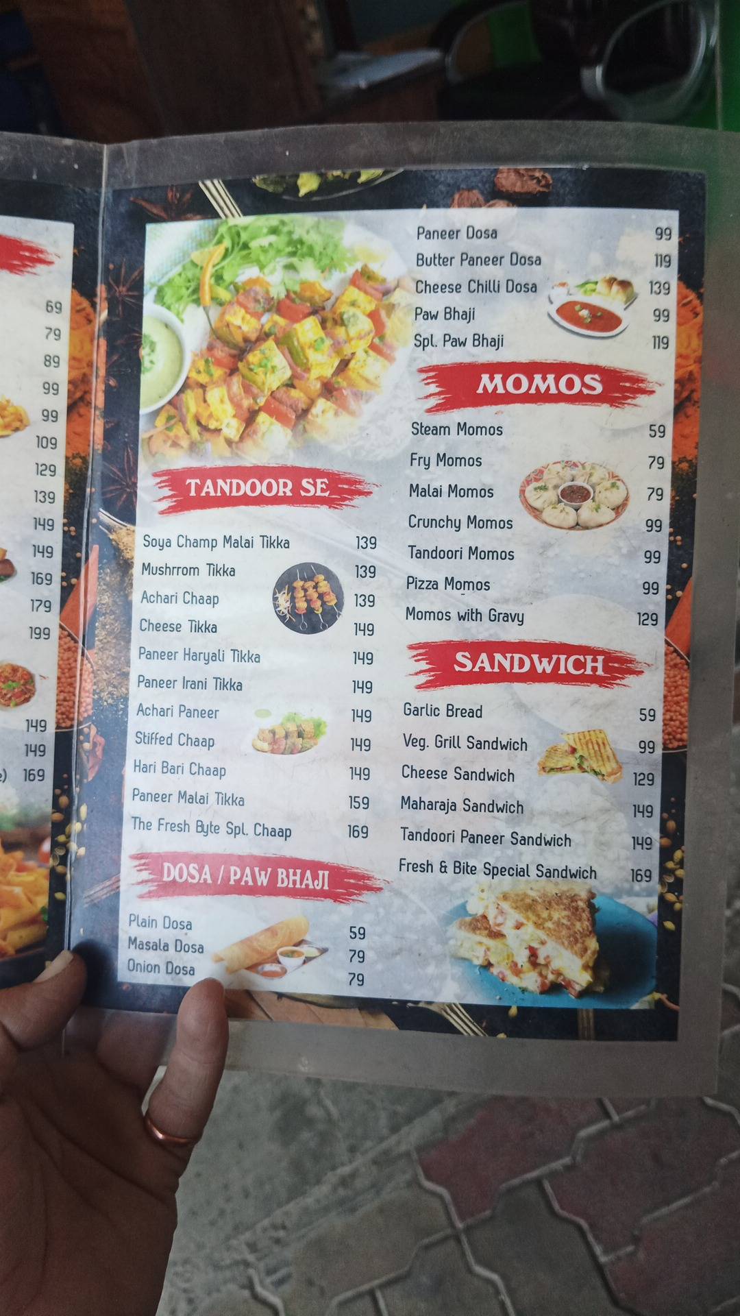 Menu at Fresh bite, Ferozepur Cantt