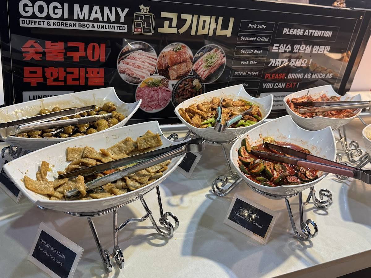 Menu at GOGI MANY BUFFET & KOREAN BBQ & UNLIMITED, Makati