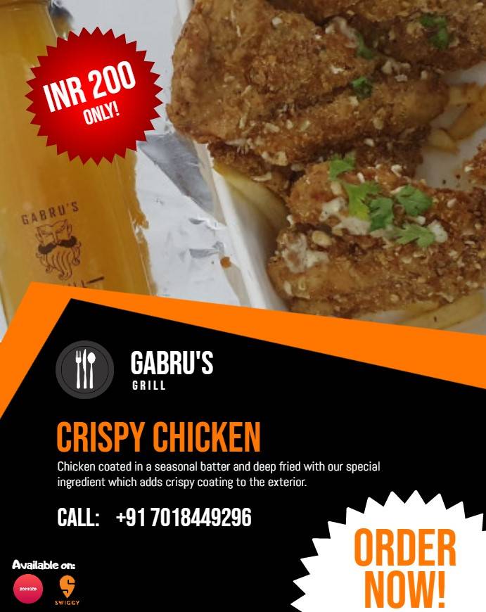 Menu at Gabru's Grill, Noida