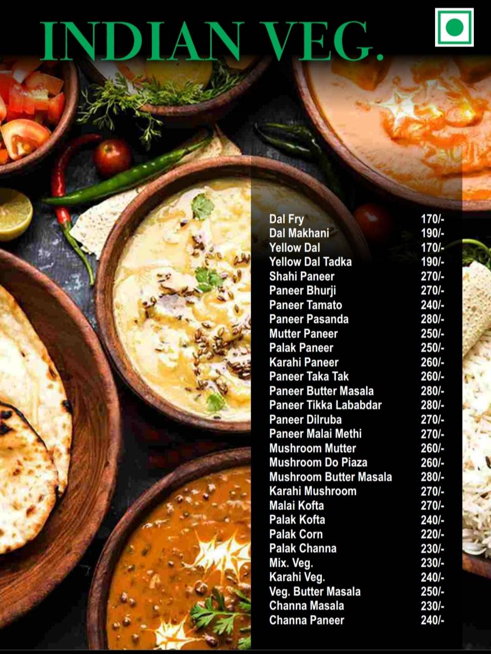 Menu at Galaxy Restaurant Dholwaha, India