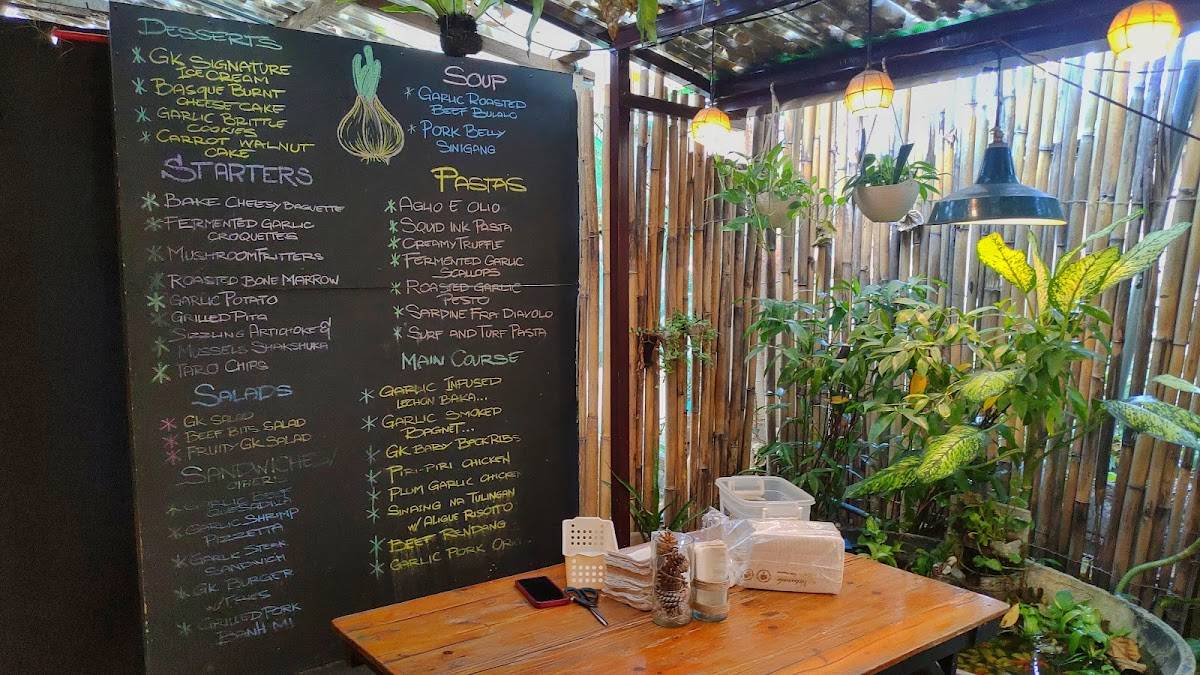 Menu at Garlic Kitchen restaurant, Quezon City