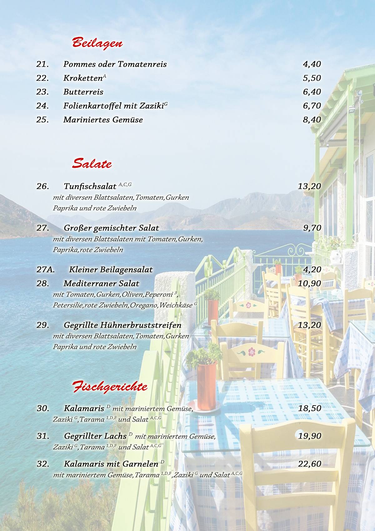 Speisekarte von Alpela Restaurant, Gehrden, Stadtweg 5A