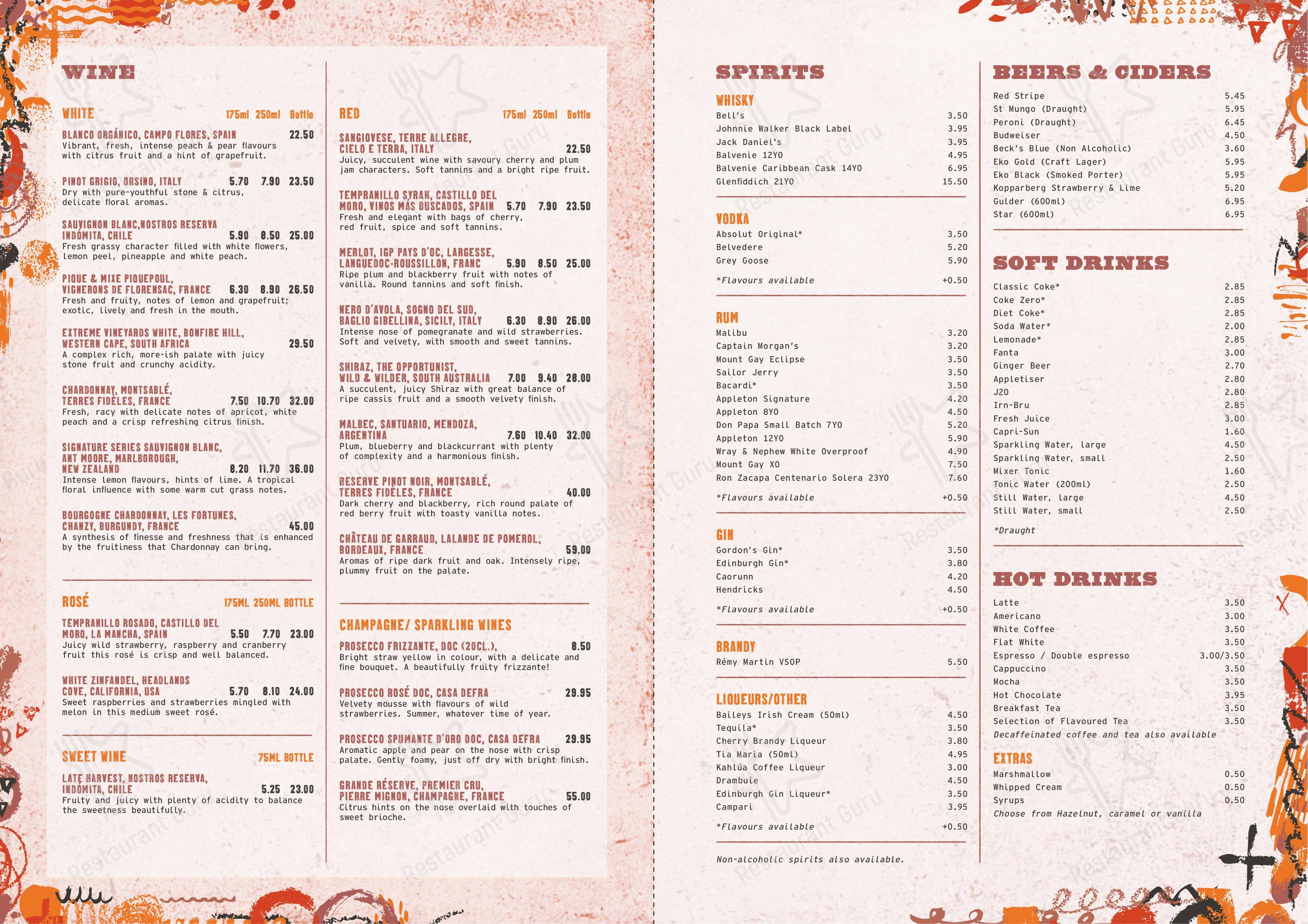 Menu at Gidi Grill, Dundee BBQ, Dundee