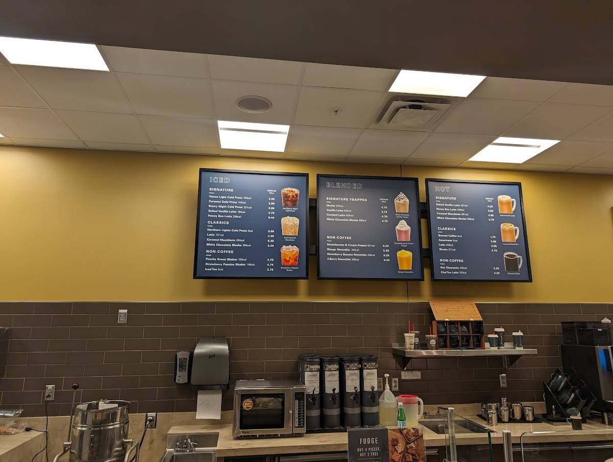 Menu at Ginna's Café @ SCHEELS restaurant, The Colony