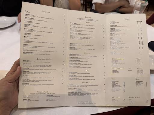 Menu at Raffi's Place restaurant, Glendale