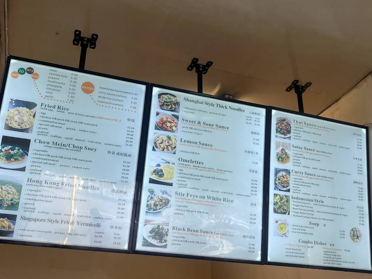 Menu at Golden Bridge Chinese Takeaway fast food, Auckland, 174 Jervois Rd
