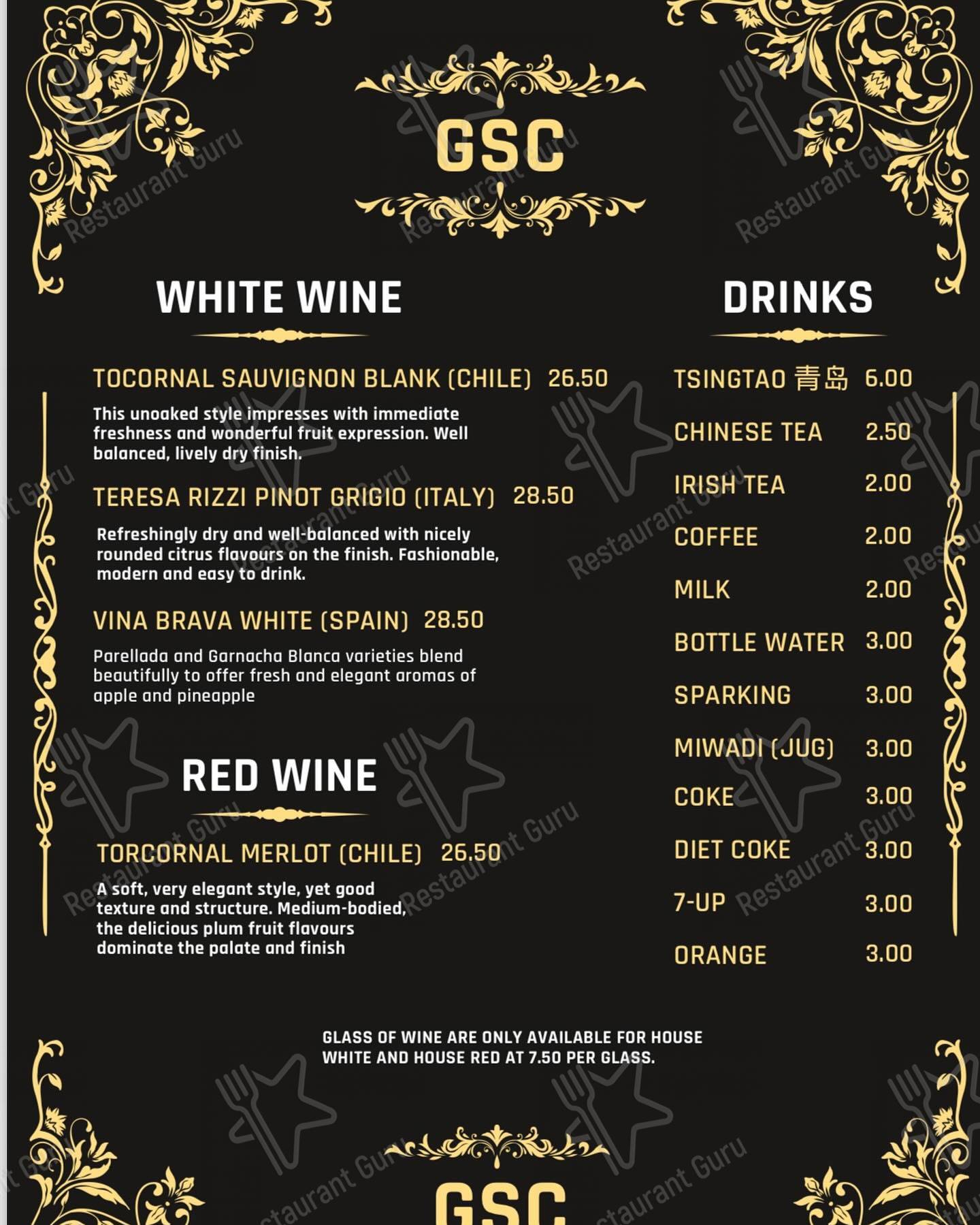 Menu at Golden Sea Chinese Castlebar, Castlebar