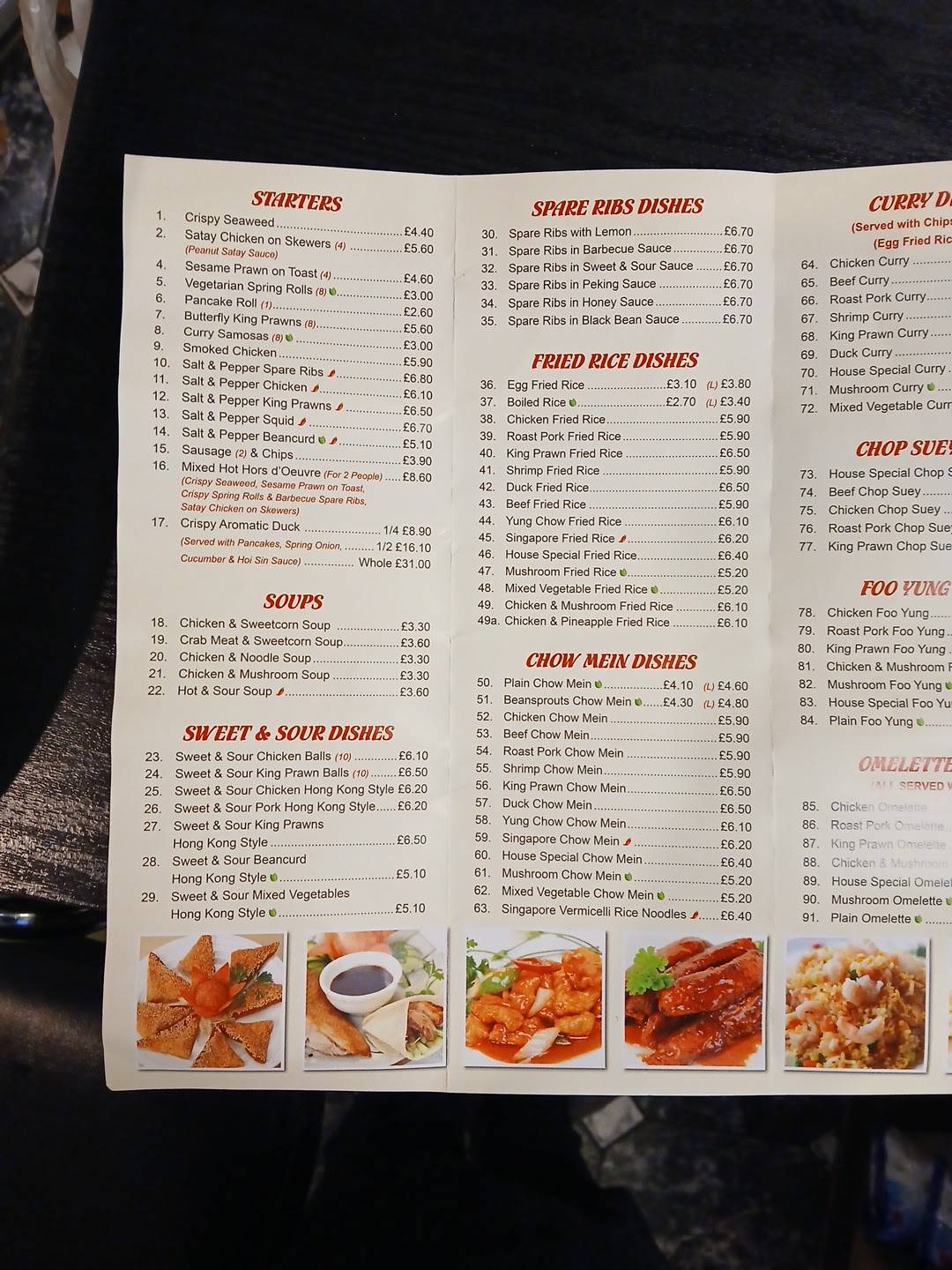 Menu at Golden Triangle fast food, Pontardawe