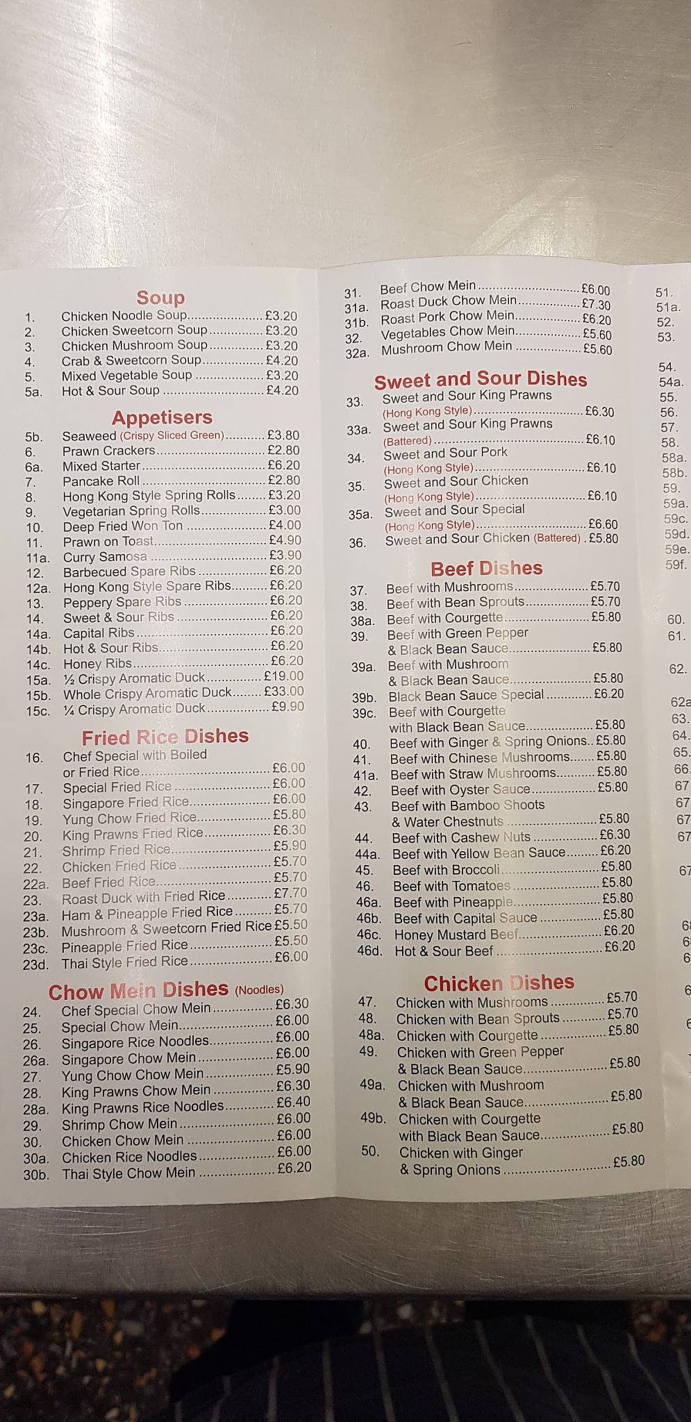 Menu at Good Fortune fast food, Braunton
